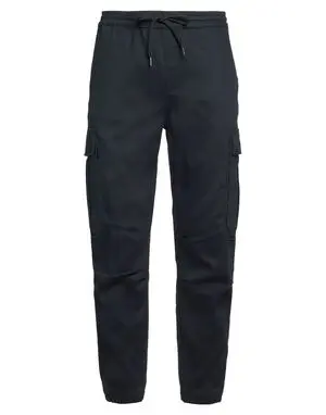 Armani Exchange Cargo Pants With Brand Logo - Navy