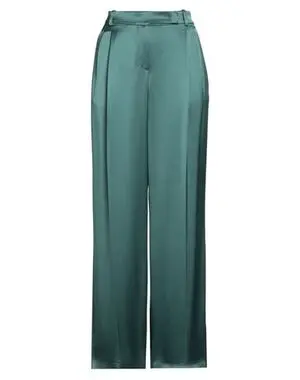 Casual wide leg satin pants
