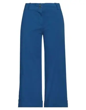 Rossopuro Solid Culottes With Folded Hem
