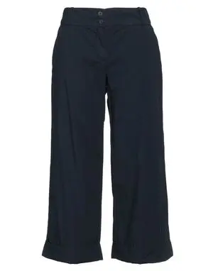 Rossopuro Solid Culottes With Folded Hem