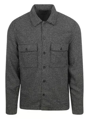 Marc O'polo Houndstooth-check Button-up Overshirt