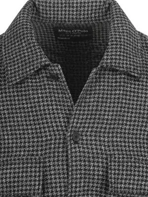 Marc O'polo Houndstooth-check Button-up Overshirt
