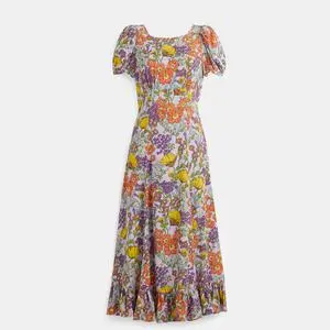 COACH Restored Floral Midi Dress