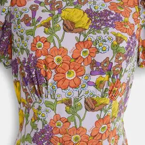 COACH Restored Floral Midi Dress