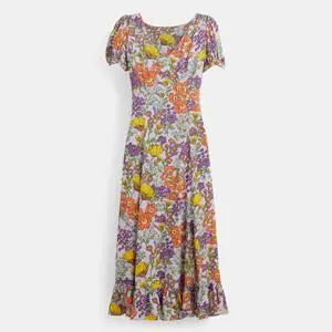 COACH Restored Floral Midi Dress