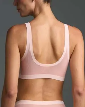 EBY Mesh Bralette, Seamless - Murex Shell
