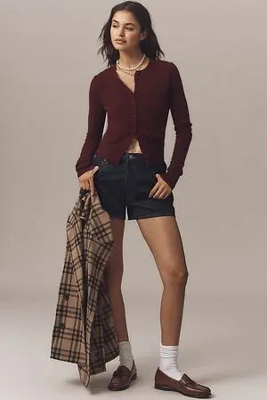 Maeve Crew-neck Cashmere Cardigan Sweater - Endless Passion