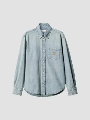 Miu Miu Chambray Shirt - Blue