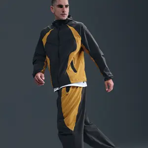 Nike Tech Dri-fit Woven Color-block Oversized Pants