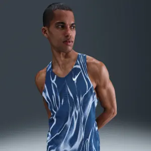 Nike Aeroswift Dri-fit Adv Running Singlet - Blue