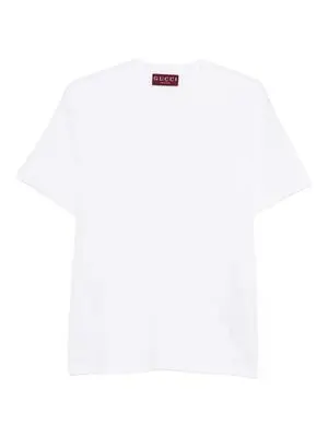 Gucci Short-sleeve Crew-neck T-shirt - White
