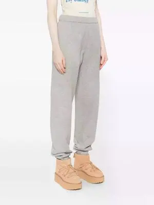 Attico Embroidered Logo Cotton Track Pants