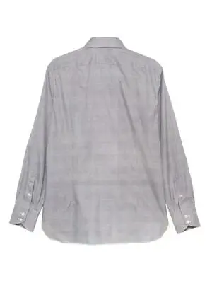 TOM FORD Checked Cotton Shirt - Black