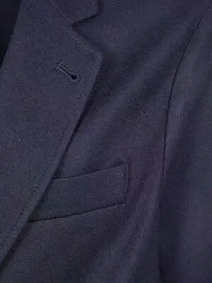 Emporio Armani Two-button Wool Blazer - Blue