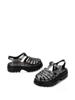 Melissa Platform Cage Sandals - Black