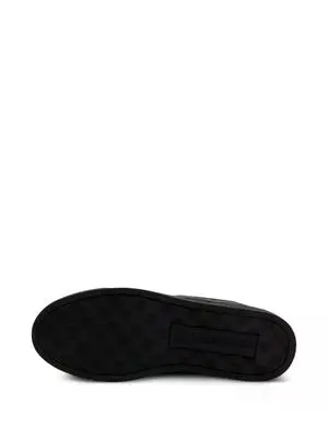 LEANDRO LOPES Faisca Quilted-pattern Sneakers - Black