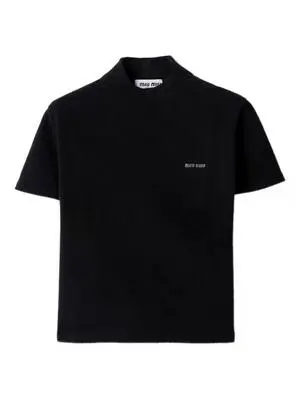 Miu Miu Ribbed Cashmere Turtleneck Sweater
