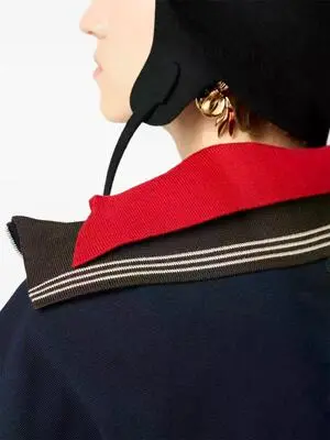 Miu Miu Polo-neck Zipped Sweatshirt