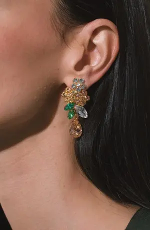 JENNIFER BEHR Bouquet Drop Earrings - Multi