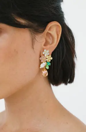 JENNIFER BEHR Bouquet Drop Earrings - Multi