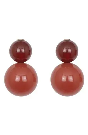 JENNIFER BEHR Cara Drop Earrings Carnelian