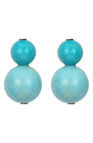 JENNIFER BEHR Cara Drop Earrings - Turquioise