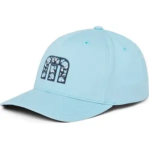 Travis Mathew Packing List Snapback Baseball Cap - Air Blue