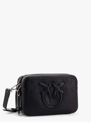 Pinko Carrie Leather Shoulder Bag