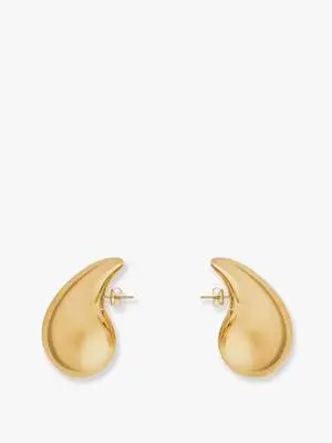 Bottega Veneta 925 Sterling Silver Drop Earrings - Gold