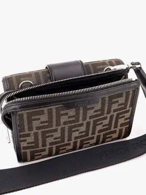 Fendi Baguette Double Jacquard Shoulder Bag