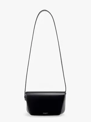 Saint Laurent Leather Shoulder Bag - Black