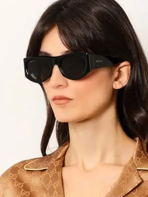 Gucci Acetate Rectangle Sunglasses