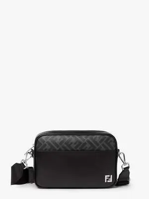 Fendi Camera Case Squared Ff Crossbody Bag - Black