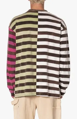 Mnml Stripe Long Sleeve Cotton T-shirt