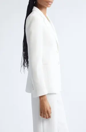 Emporio Armani Two-button Blazer - Solid White