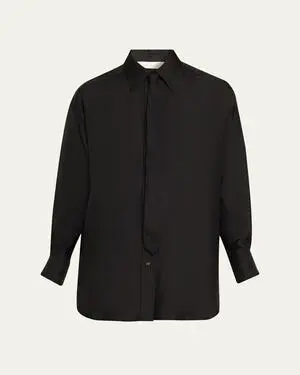 Zimmermann Relaxed Long-sleeve Tie Shirt