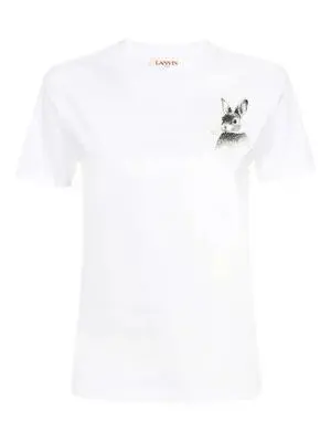 LANVIN Rabbit-patch T-shirt