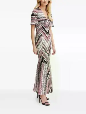 Missoni Zigzag-knit Fishtail Dress