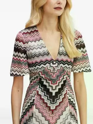 Missoni Zigzag-knit Fishtail Dress