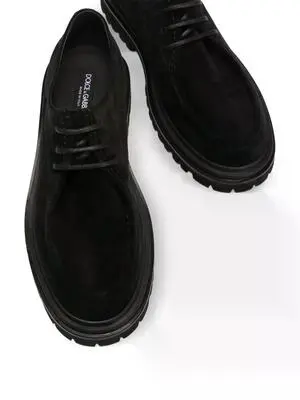 Dolce & Gabbana Split Calfskin Derby Shoes