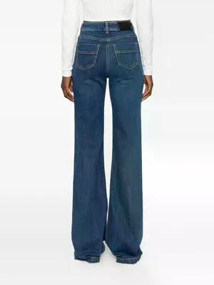 Elisabetta Franchi Button-detailed Jeans