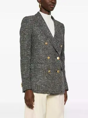 Tagliatore Checked Double-breasted Blazer
