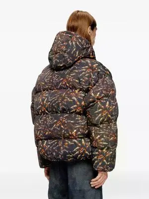 DIESEL® W-spider Padded Jacket - Black