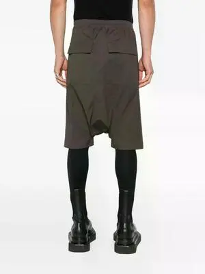 Rick Owens Drawstring Bermuda Shorts - Grey