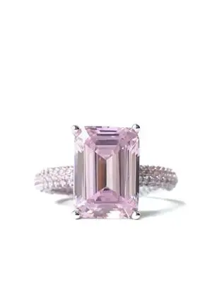 IZABEL DISPLAY Mega Rectangle Ring - Pink