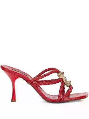 Roberto Cavalli Square Toe Sandals For Women