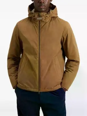 Woolrich Hooded Padded Jacket - Brown