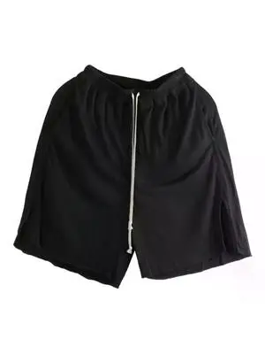 Rick Owens Drawstring Side-slit Shorts
