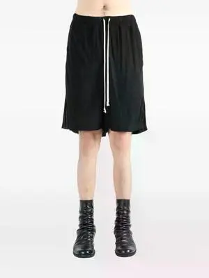 Rick Owens Drawstring Side-slit Shorts
