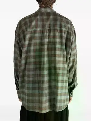 Our Legacy Flannel Check Shirt - Grey